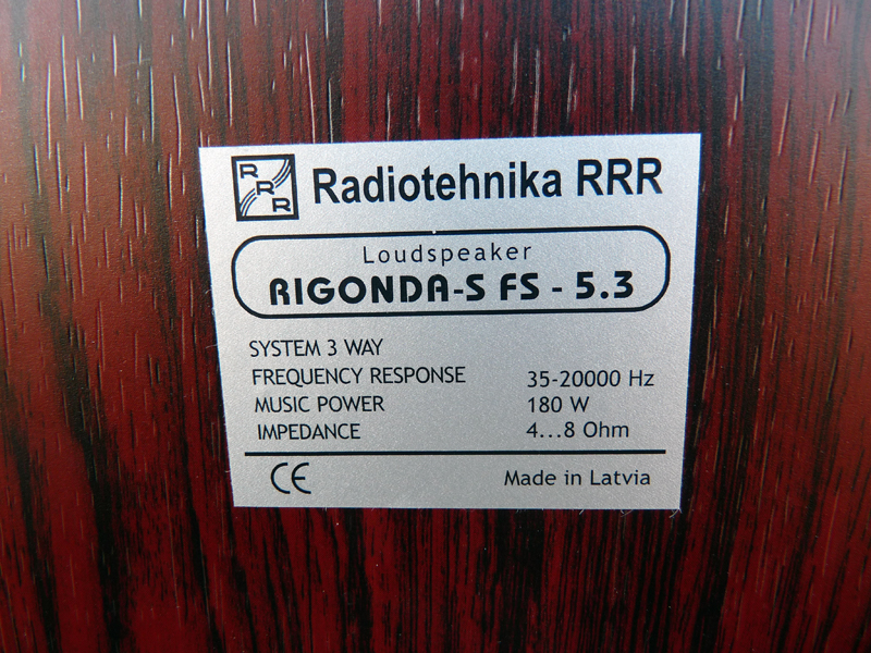 VEF Radiotehnika RRR Rigonda S FS-5.3